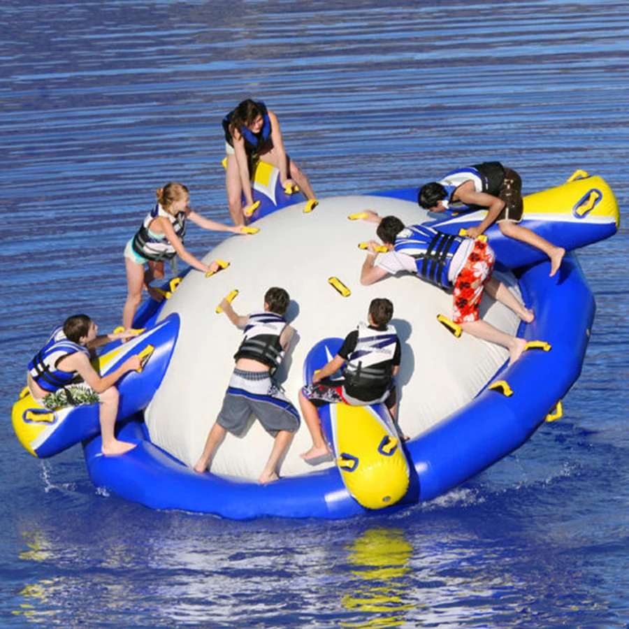 Inflatable Saturn Water Spinner PVC Float for Sports Park Adventure ...