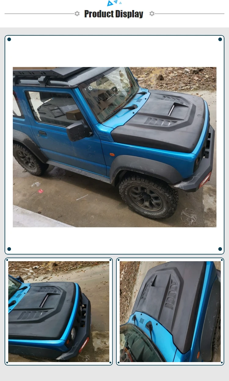 JIMNY JB74 Accessories - Durable Car Hood Cover for Suzuki Jimny 2018-2020