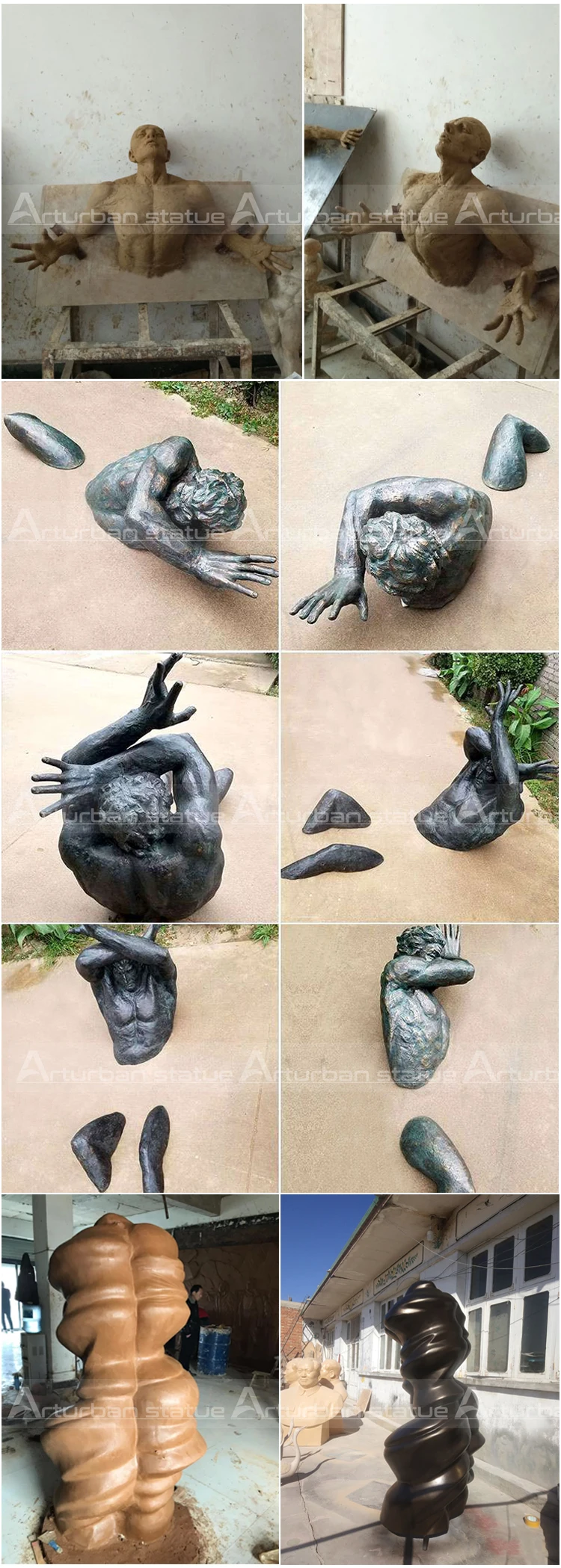 Life Size Male Garden Statue Bronze Man With Dog Statue Sculpture - Buy ...