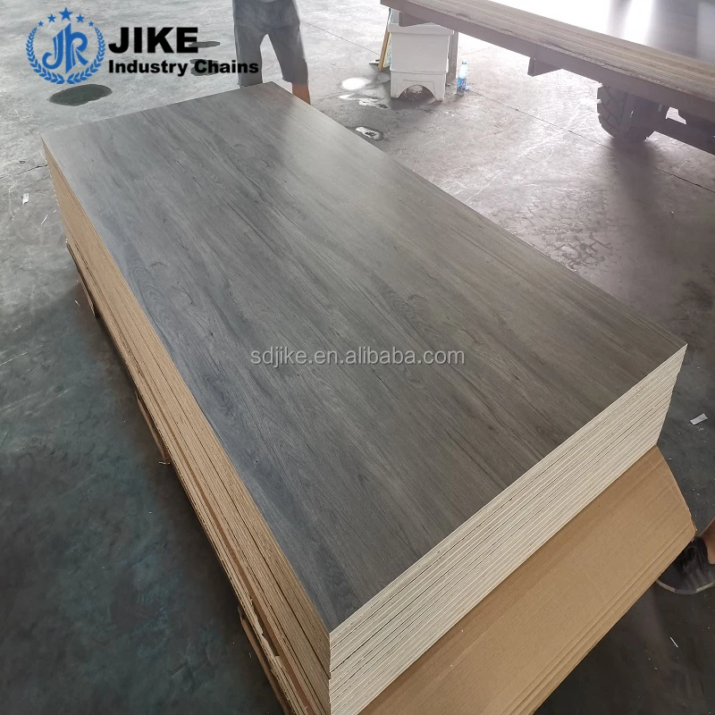 5mm One Side White Woodgrain Laminated Melamine Mdf Plywood Backing ...