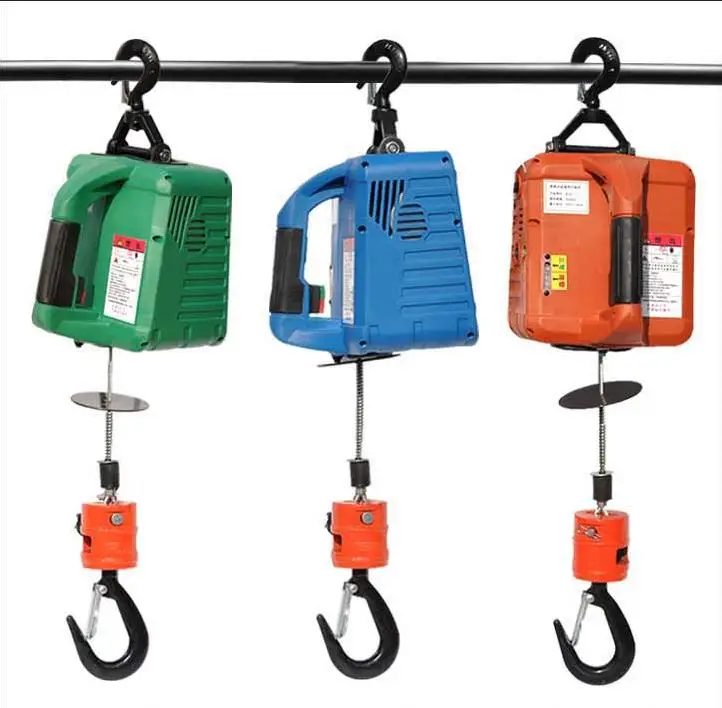 220V Mini Electric Hoist - 500KG Portable Lifting Tool