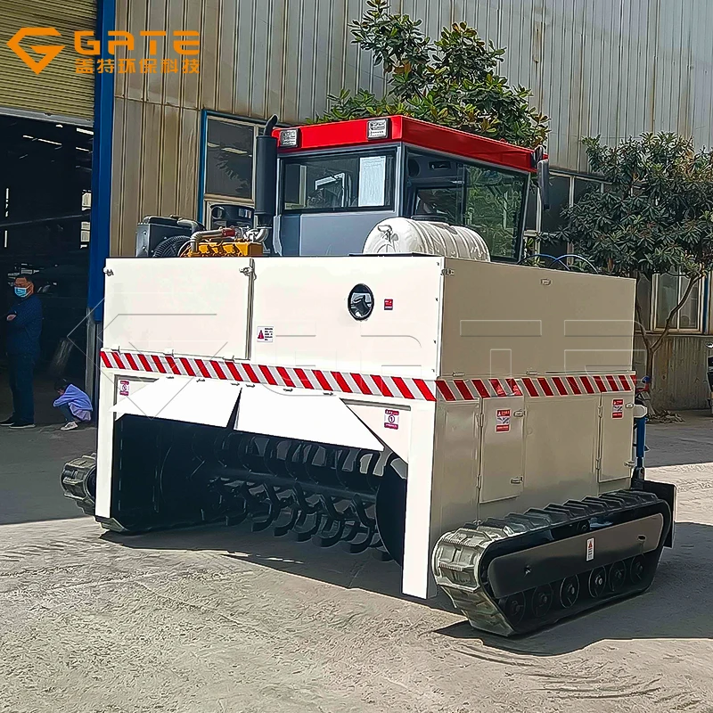 GATE Windrow Composting Equipment Compost Making Organic Fertilizer ...