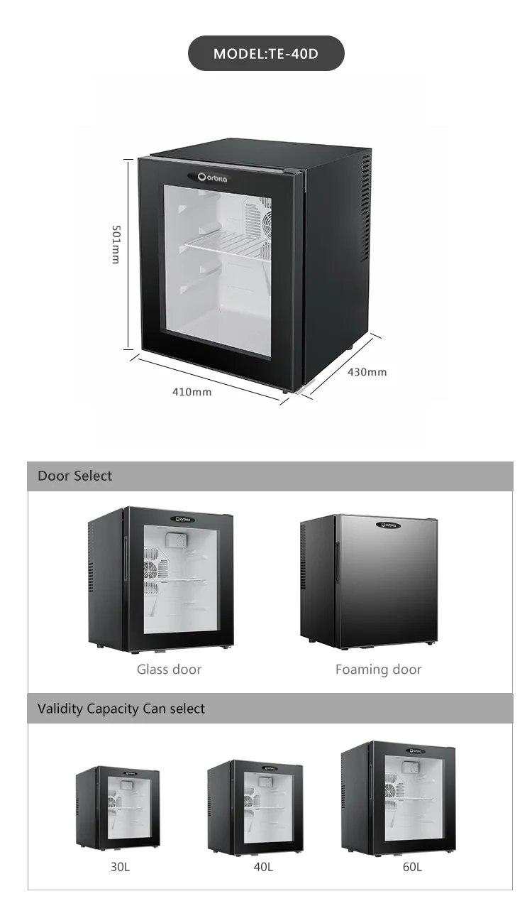 Office & Hotel Minibar - 40L Compact Fridge - Silent & Efficient