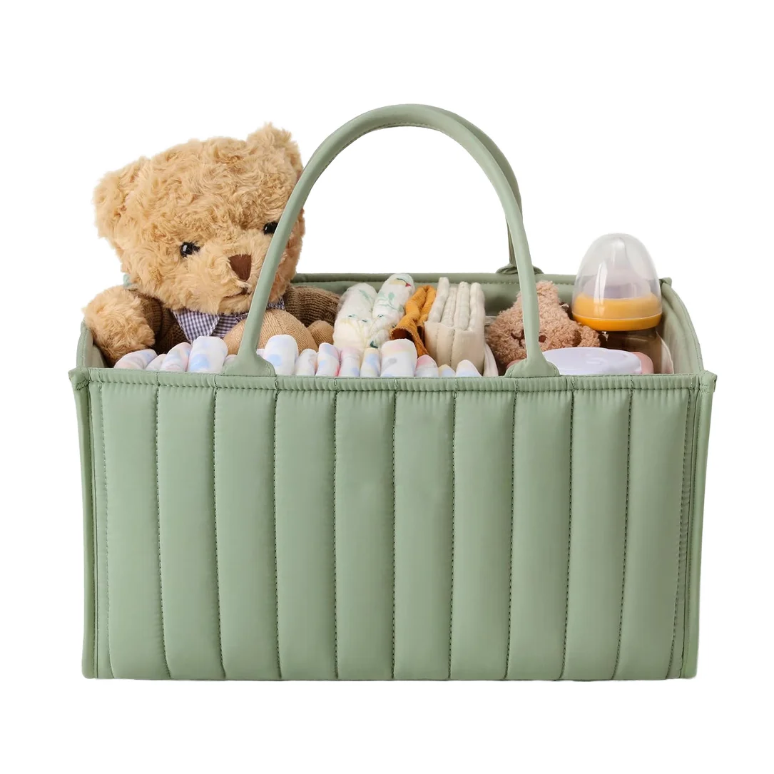 New Trend Diaper Bag Stylish Storage Basket For Newborn Essentials And ...