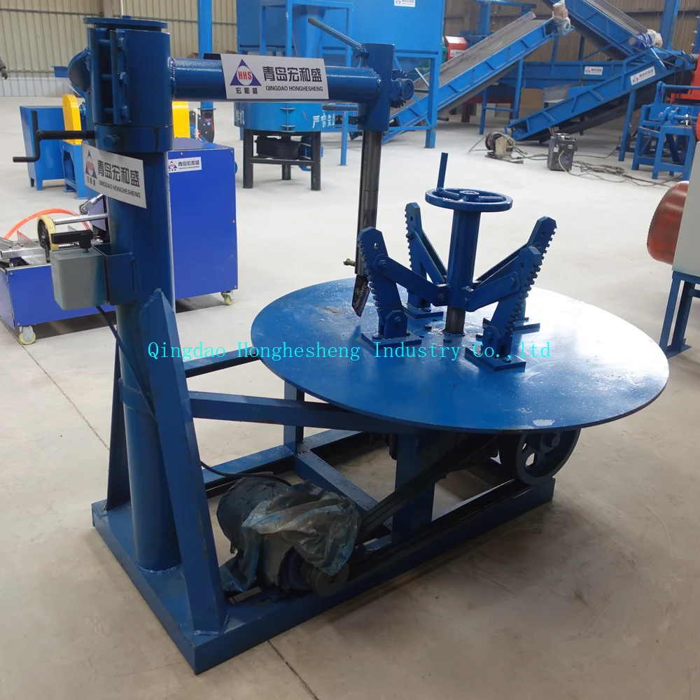 Rubber Tyre Sidewall Separating Machine Bead Wire Separator for Waste ...