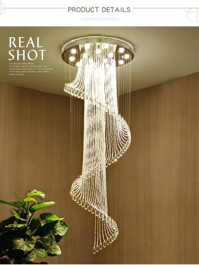 Luxury Long Chandeliers - LED Lighting for Homes & Villas
