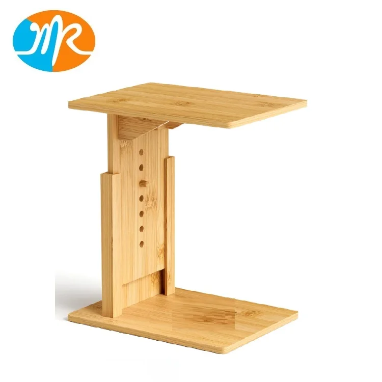 Wooden End Table Bamboo laptop Side Table Couch Side Table Tray ...