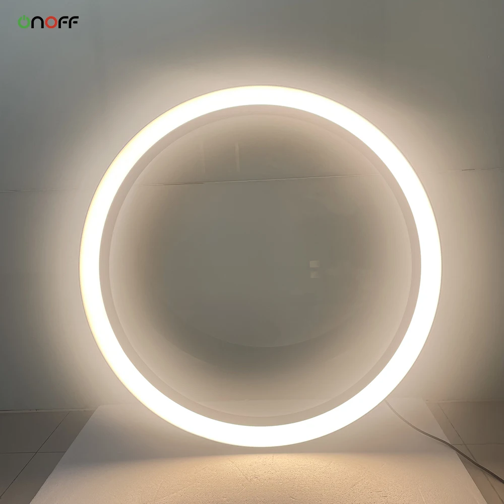 Curved Linear Led Profile Light Suspended Round Circle Light Commercial ...