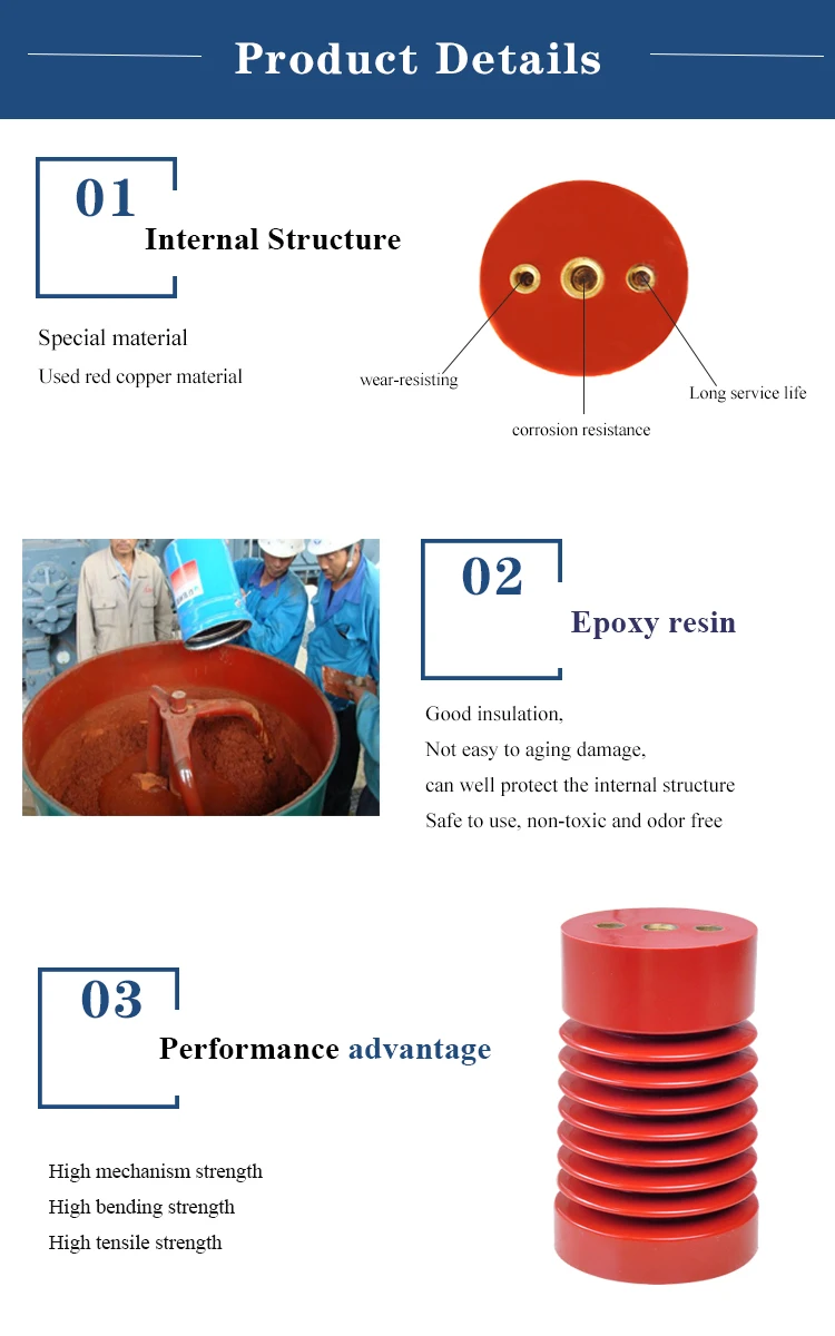 Epoxy Resin Capacitive Divider Insulator for 24KV Switchgear