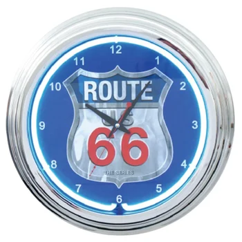 18 Inch Neon Light America Route 66 Vintage Blue Neon Light Dial ...