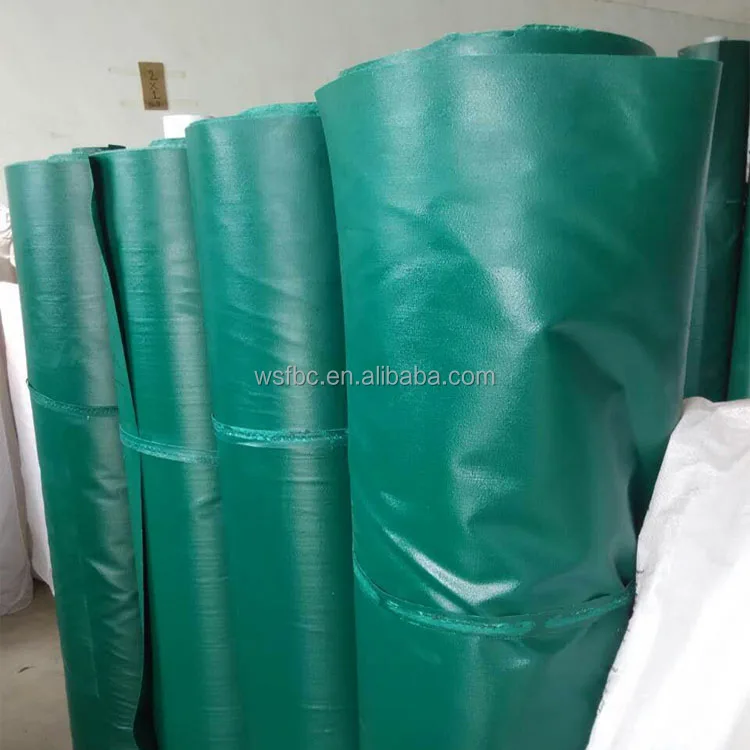Green PVC waterproof and rainproof tarpaulin outdoor tent fabric ...