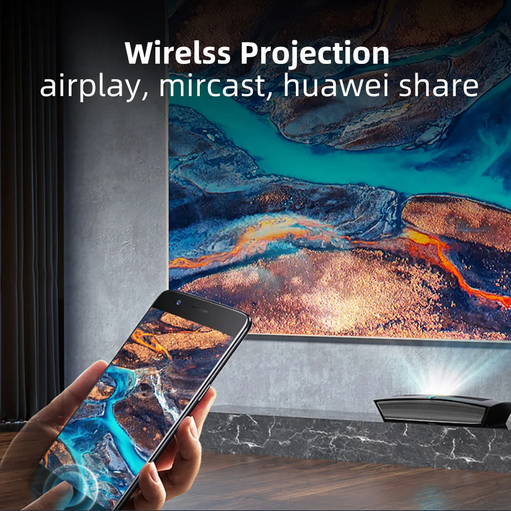 Yinzam X1A 4K Native Projector - Smart Home Theater Max