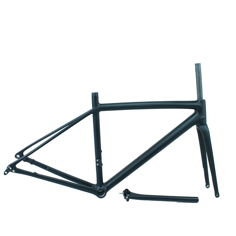 Carbon Fiber Road Bike Frame 700C Black UD Bicycle Carbon Frame Ultra ...