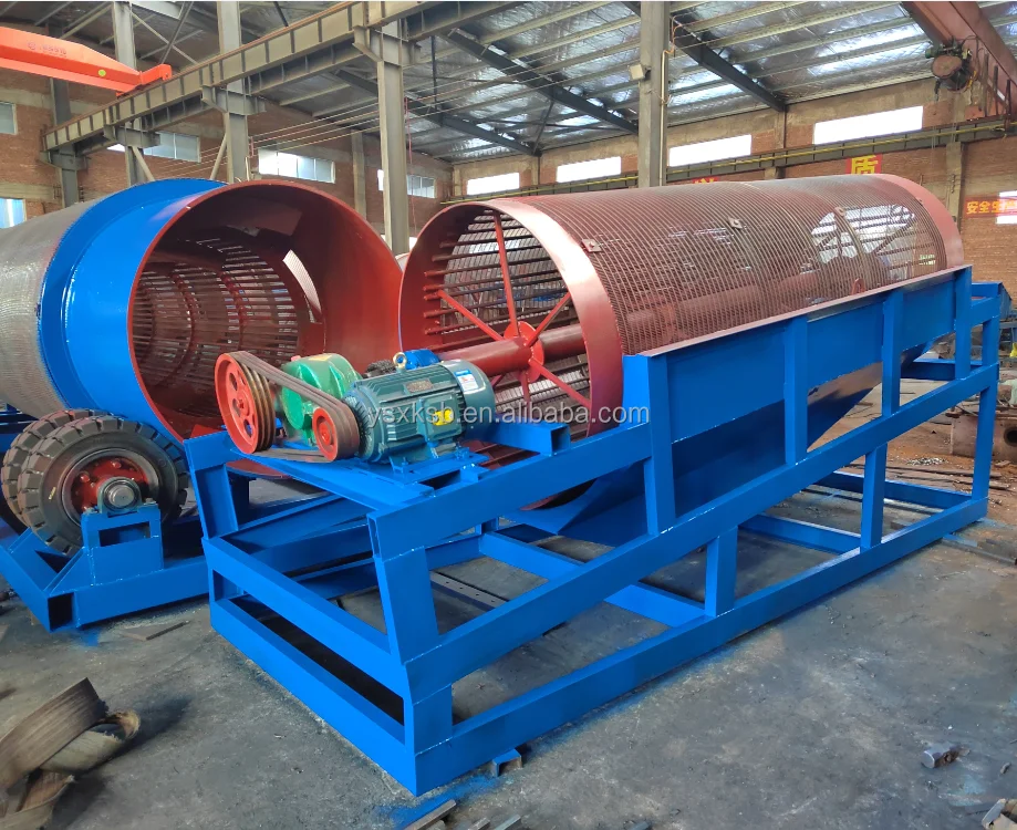 Mobile Mini Trommel Screen Gold Wash Plant/small Trommel Drum Screen ...
