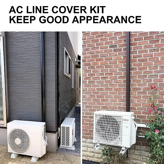 Brown Line Set Ducting Air Conditioner Parts Light Commercial Pipe ...