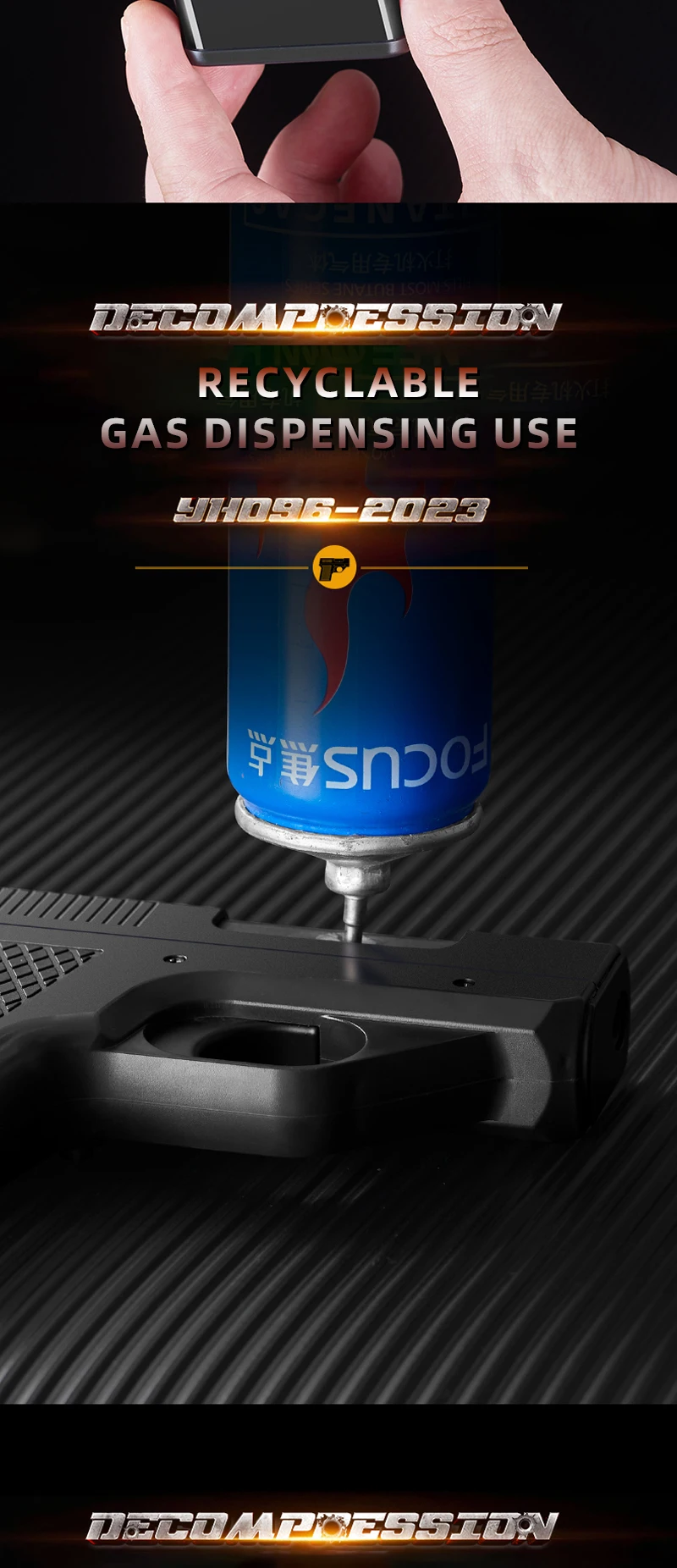 Yh096 Creative Clip Cigarette Box Jet Flame Inflatable Lighter Plastic Multifunctional Windproof ...