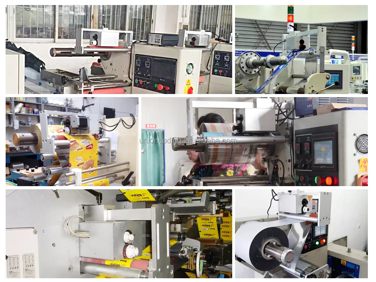 Date Coding Machine HZ-1100A Solid Ink Roll Coding Machine Can Be Used With Flow Packaging ...