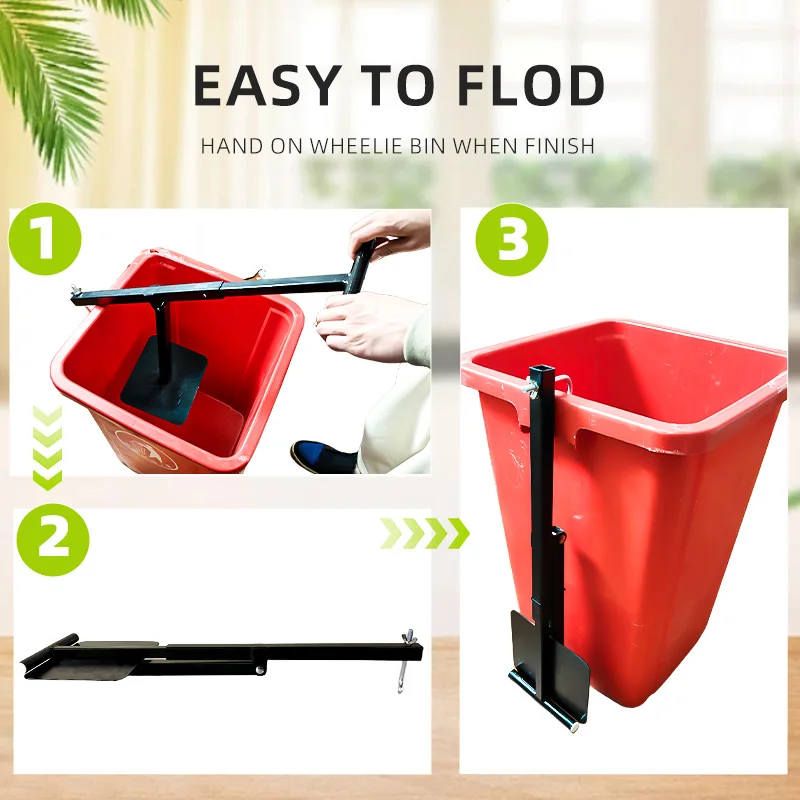 Wheelie Bin Compactor Mini Compactor Rubbish Trash Waste Bin Basher ...