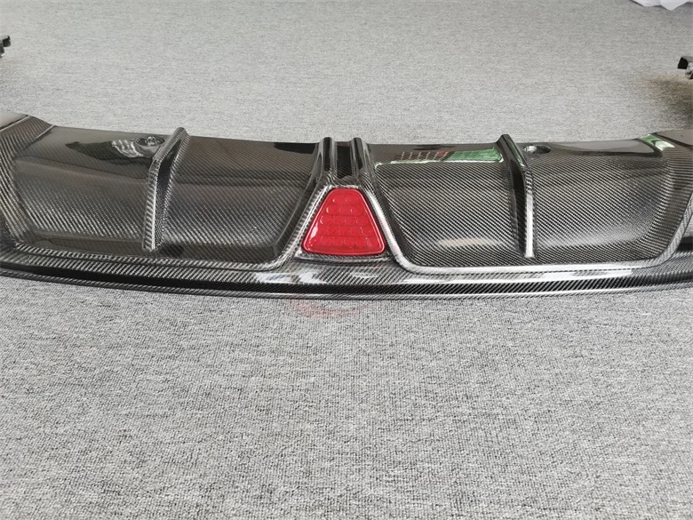 C Style Carbon Fiber Rear Diffuser For Maserati Quattroporte Body Kit ...