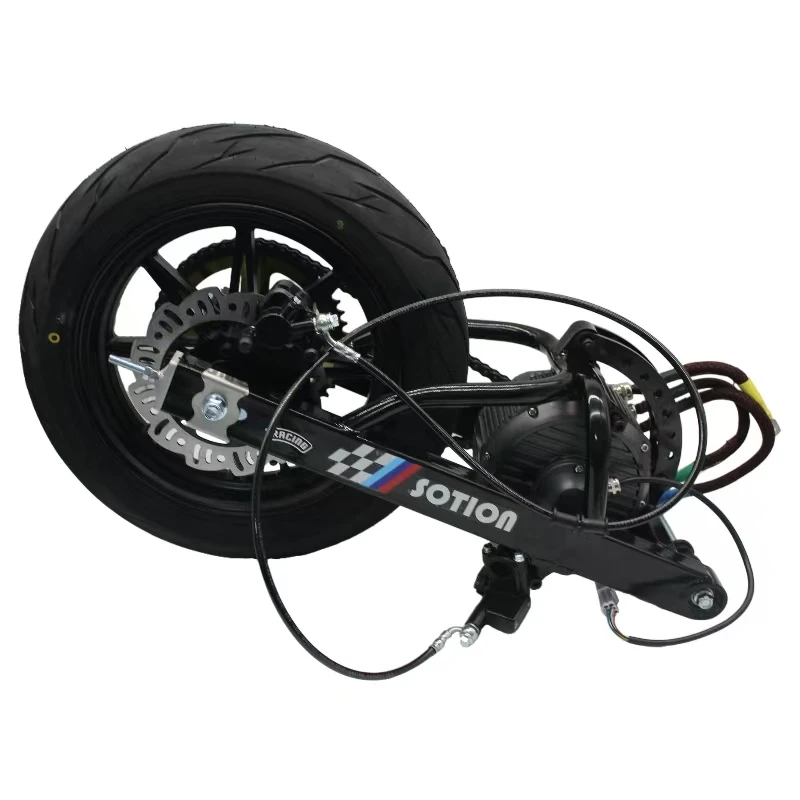 SOTION Aluminum Wheel Chain Street Version Kits 13KW Motor Swing Arm