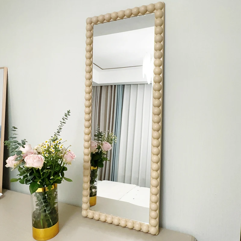 Modern Rectangle Eco-friendly Ps Wheat Straw Mirror High Definition ...