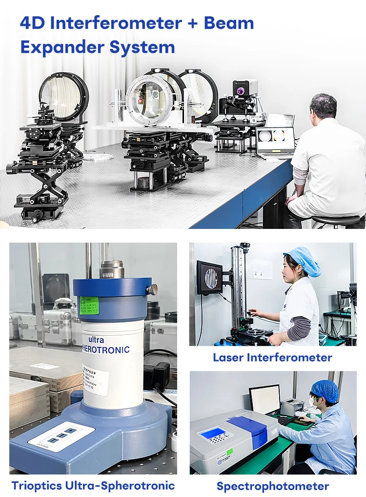 Ultraviolet Light Focusing Collimating Lens UV Quartz 7980 Bi-Convex ...
