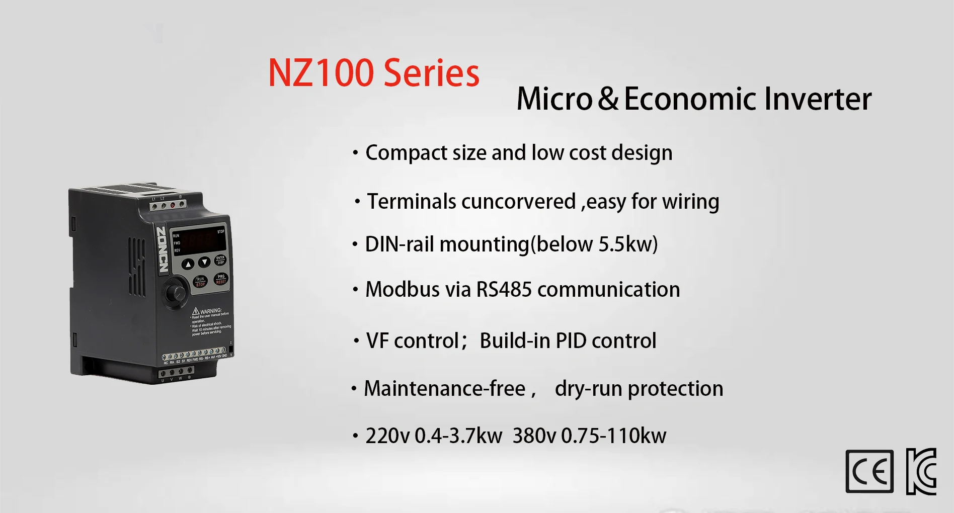 ZONCN Vfds - Efficient and Reliable Variable Frequency Drives