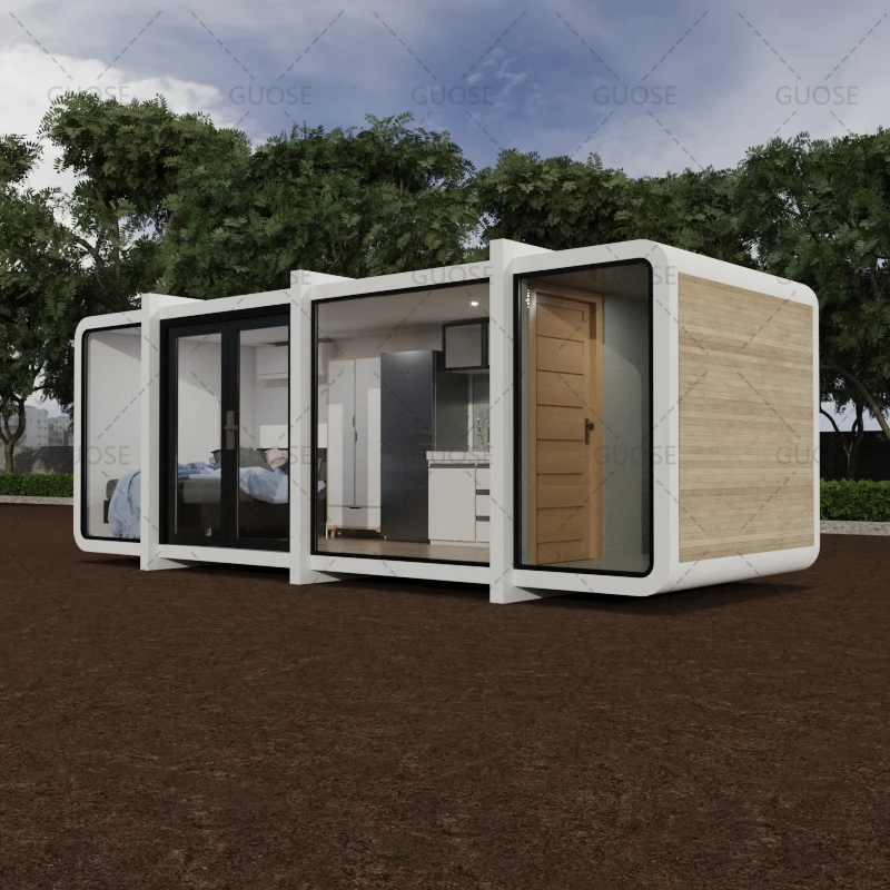 Outdoor Prefab House Apple Cabin Container House - Buy Prefab House ...