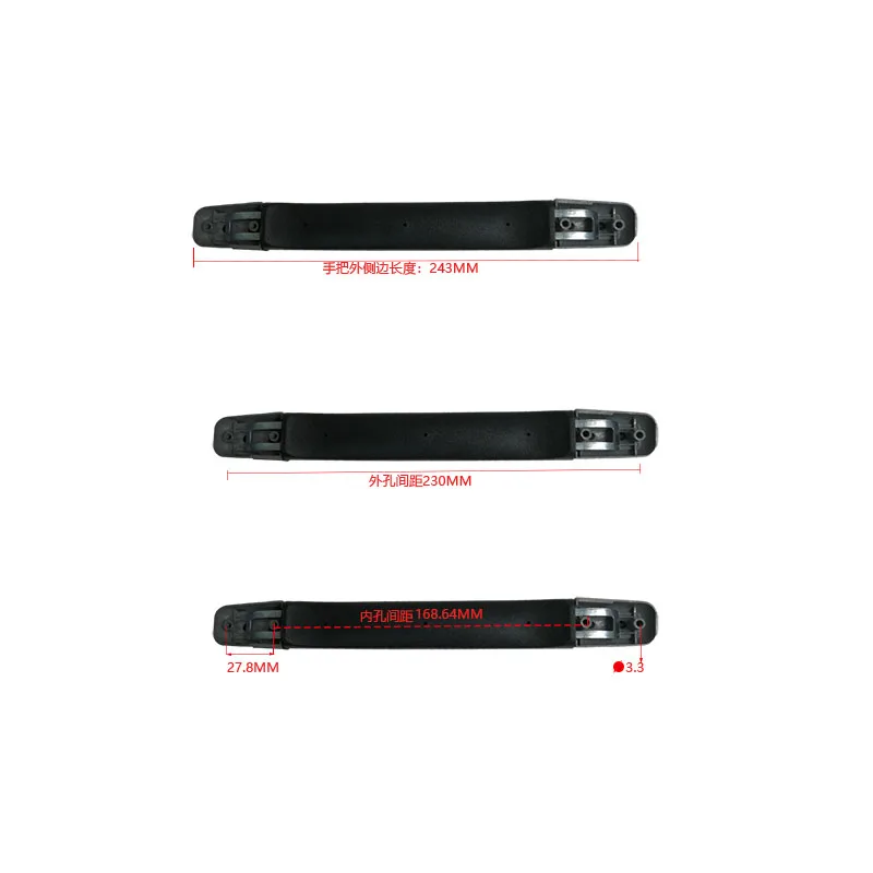 Bagage Koffer Legering Handvat/Zwart Bagage Case Carrying Handvat ...