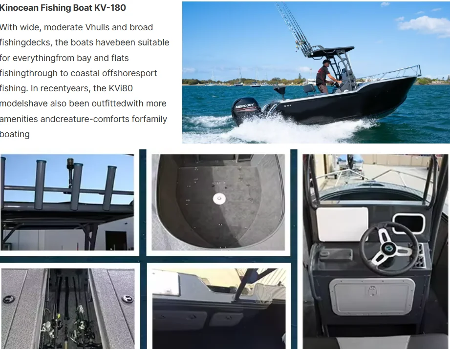 All-Welded 18ft Aluminum Fishing Boat with Deep V Hull and Center ...