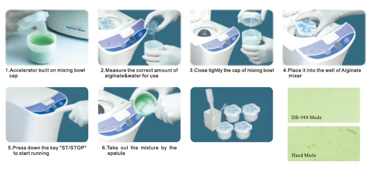 Dental Lab Equipment - Efficient Alginate Mixer Stirrer