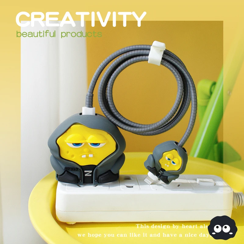Iphone 18W 20W Charging Cable Protectors - Cute & Eco-friendly