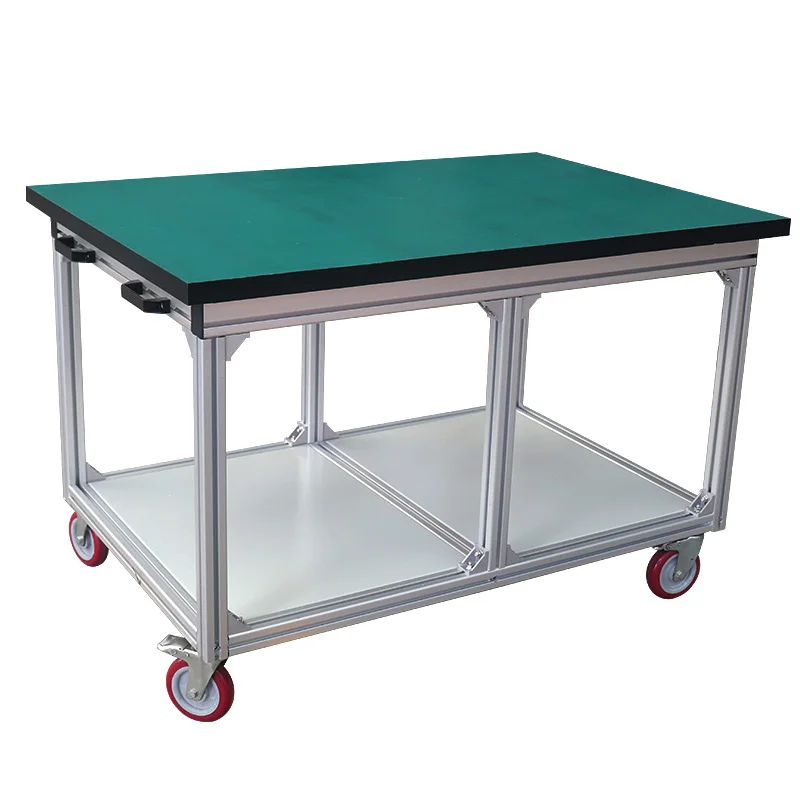Industrial Aluminum Profile Workbench Mechanics Work Bench Electronic ...