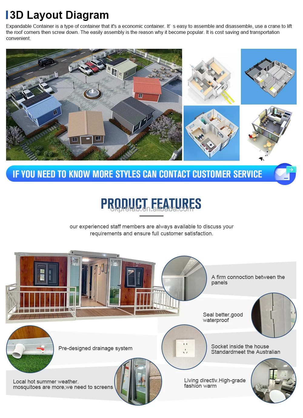 Luxury Modern Easy Installation Portable Movable Container Offices ...