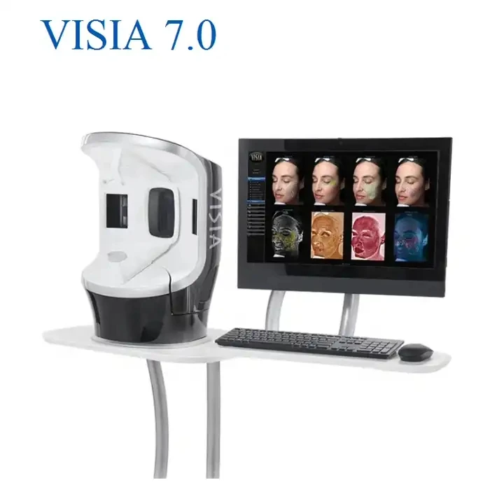 2023 유통 가격 피부 테스트 얼굴 분석기 visia 7 얼굴 피부 범위 분석기 장치| Alibaba.com