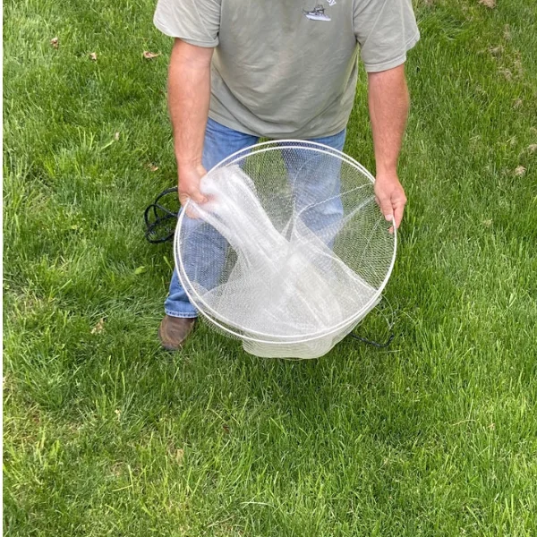Crab Fish Shrimp Multifilament PP PA Hoop Net Double & Single Knot ...