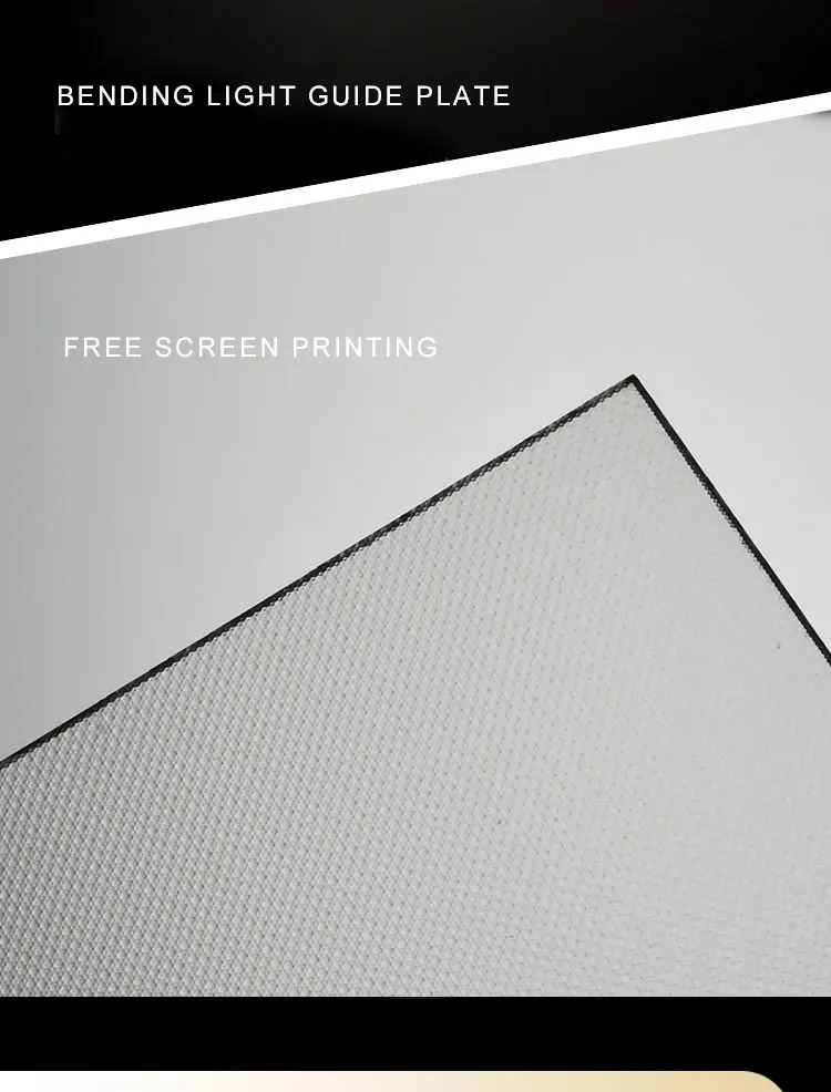 KUNXIN Clear 3mm 4mm 6mm PMMA Acrylic Laser Dotting Light Guide Panel OEM