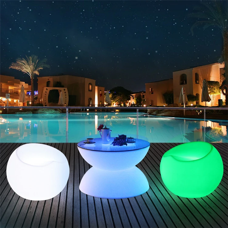 Light up Stools - Stylish & Functional Outdoor Furniture