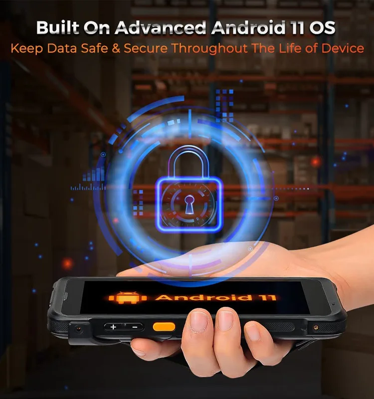 Rugged Rfid Scanner Android Ip68 Pda Android 11 4g Wifi Mobile ...