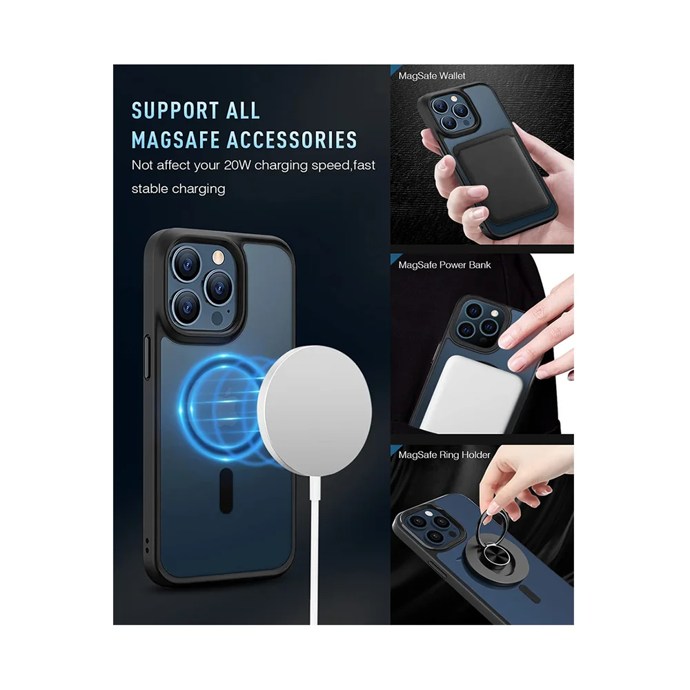 Magnetic Case For Iphone 13 Pro Max Case Mil-grade Drop Tested ...