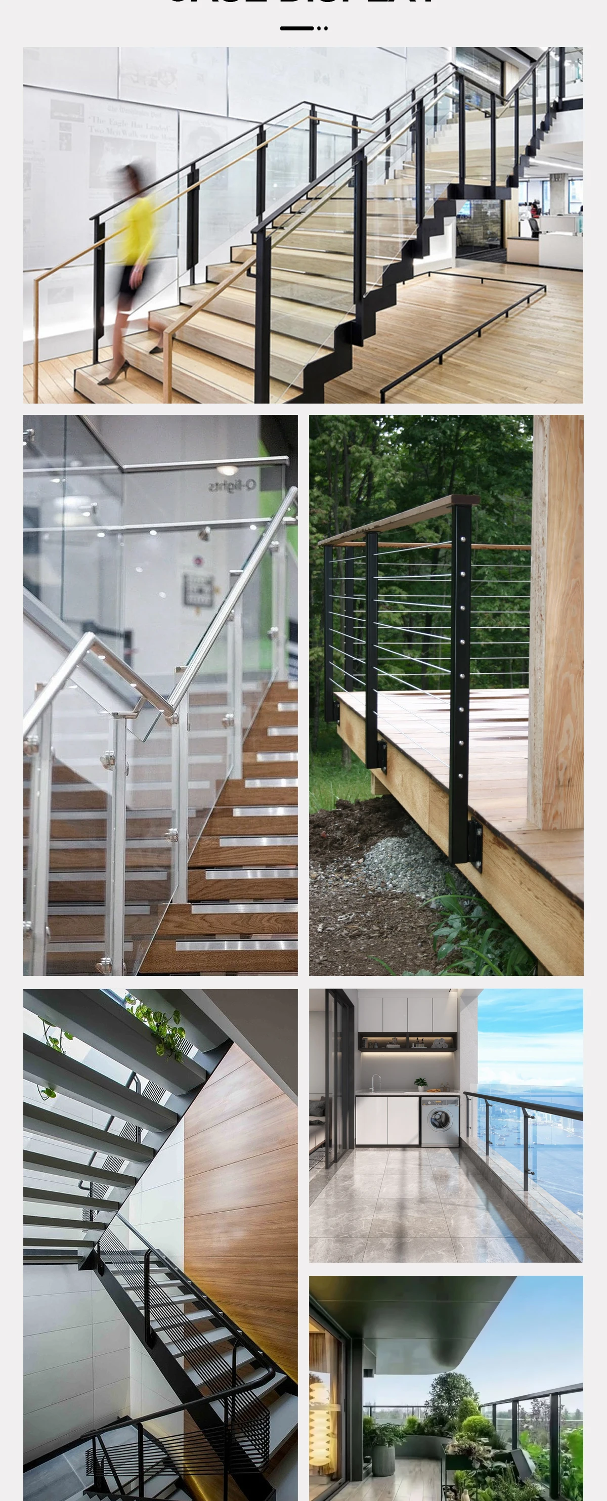 Exterior Inox Stair Railing System 304/316 Stainless Steel Staircase ...
