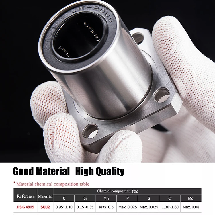 LMK100UU Linear Ball Bushing - Precision Motion Bearing