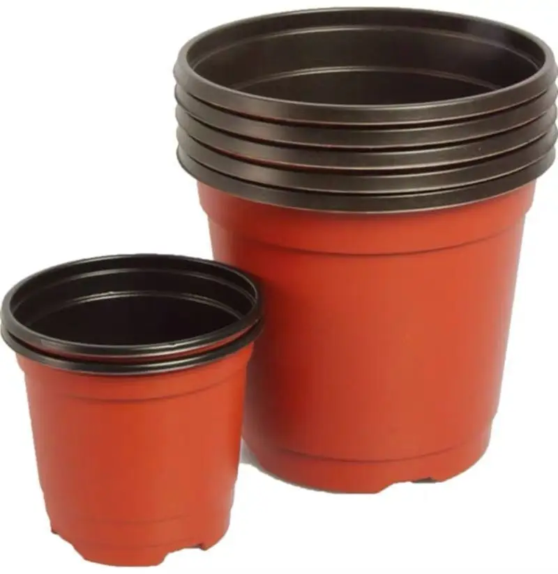 120mm Disposable Plastic Flower Pots - Evergreen Quality