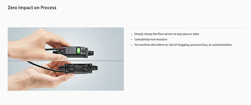 Keyence Fd-xs8+fd-xa1+fd-xc8r2 Clamp-on Micro Flow Sensor Original ...