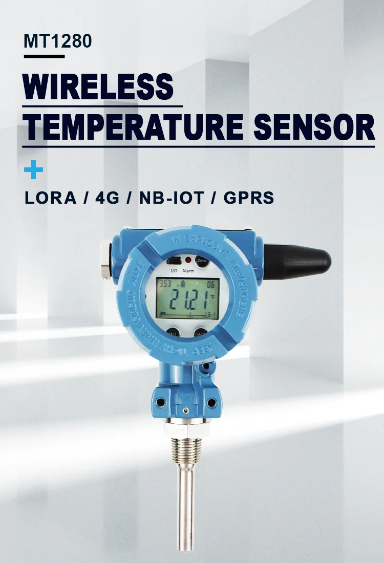 Wireless Temperature Sensor Pt100 Explosion-proof Transmitter 4G High ...