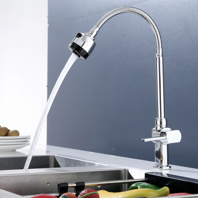 Modern Design Flexible Neck Pipe Commercial Kitchen Tap