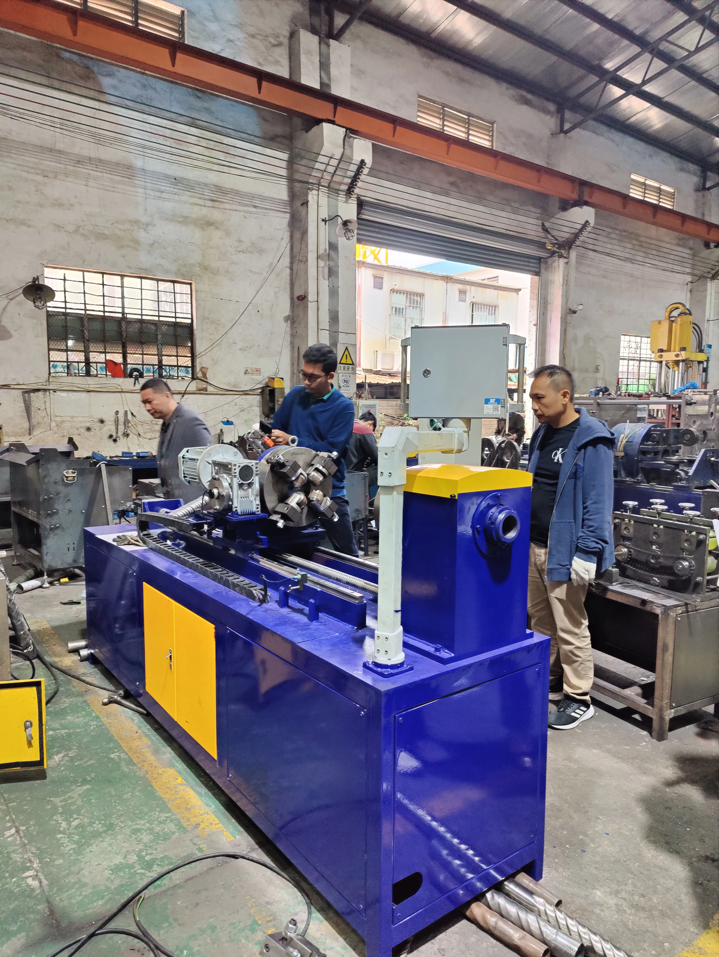 Rotary Swaging Machines For Embossing Stainless Steel Tube / Pipe - Buy ...