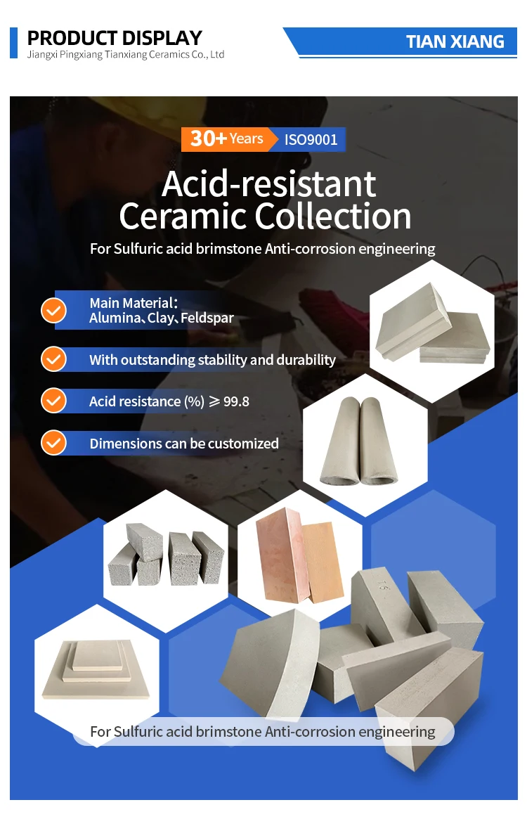 Acid-resistant Ceramic Bricks For Sulfuric Acid Brimstone Anti ...