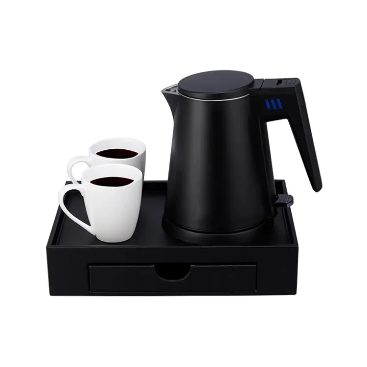 Hotel Double Wall Design Electric Kettle With Small Capacity 0.6l Matt ...
