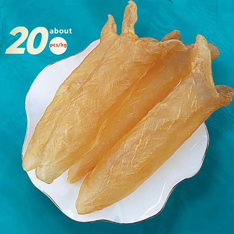 Natural Dried Fish Maw - Premium Isinglass for Food Use | Low-Fat, Low ...